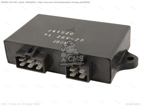 2gv8230520 Ignitor Unit Assy Yamaha Buy The 2gv 82305 20 00 At Cmsnl