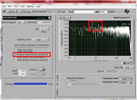 Inquiries Regarding Adcpro Usage For Ads1282evm Data Converters Forum Data Converters Ti