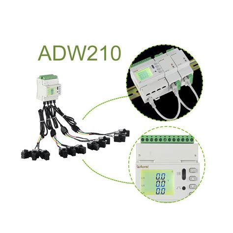 Acrel Adw210 D24 4s Multi Loop Modbus RTU 200A 300A 400A Energy Meters For 4 Circuits 3 Phase