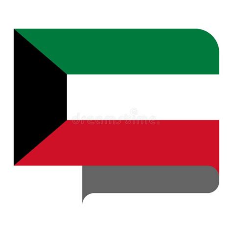 Flag Horizontal Shape Pointer For World Map Stock Vector