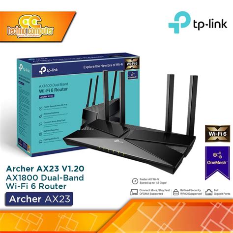 Jual Router Tp Link Archer Ax23 Ax1800 Dual Band Wi Fi 6 Router Ver 1 20 Gigabit Wireless Router
