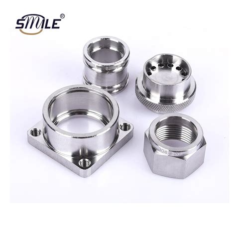 Smile Custom Lathe Milling Service Polished Precision 3 Axis Cnc Fabrication Parts Cnc Metal