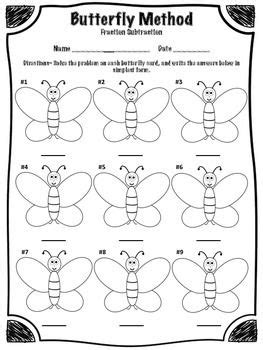 The Butterfly Method Worksheet