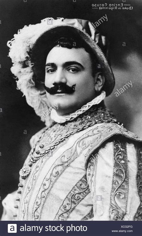 Enrico Caruso 1873 1921 Italian Opera Tenor High Resolution Stock
