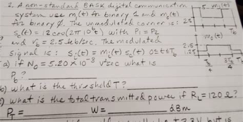 5 2 A Non Standard Bask Digital Communication