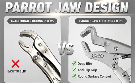 Parrot Nose Vise Grip Plier For Sway Bar Link Removal 9 Inch Parrot Jaw Locking Plier Vice