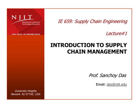 1 Scm Intro 1 Scm Intro Ie 659 Supply Chain Engineering Lecture Introduction To Supply