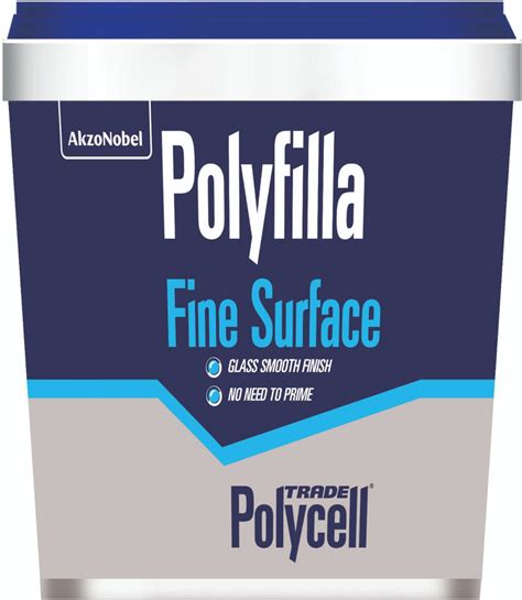 Polycell Trade Fine Surface Polyfillakellaway Building Supplies
