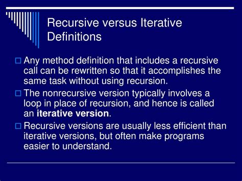 the basics of recursion ppt download