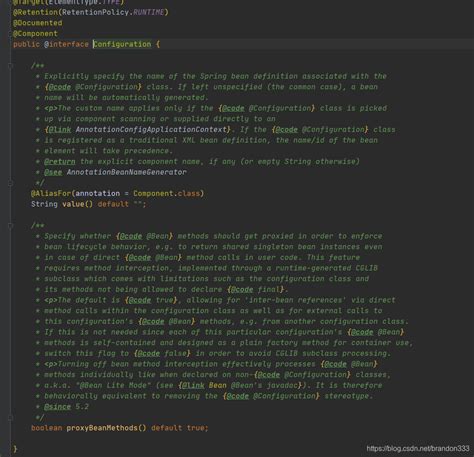 Spring Configuration配置类冷门知识之 Full和lite模式sppring Configuration Full Lite Csdn博客