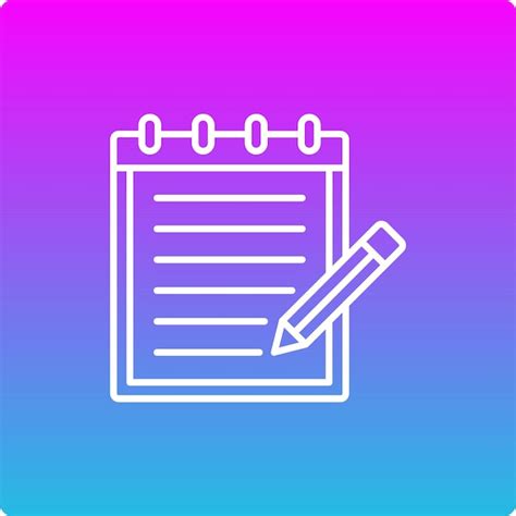 Premium Vector Notepad Icon