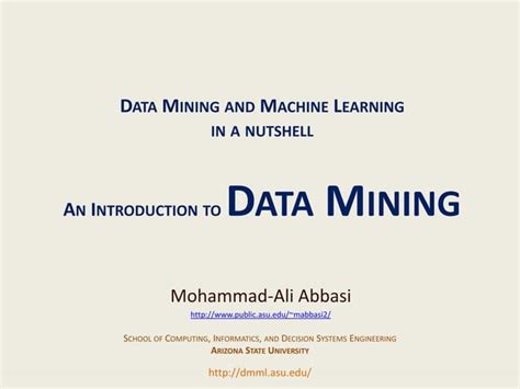 Data Mining An Introduction Pptx