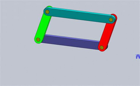 033 平行四边形机构 机械基础虚拟实验室