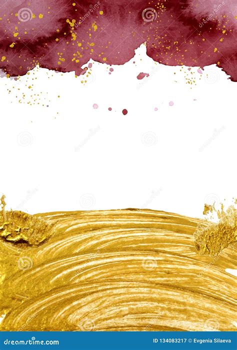 Burgundy Background With Dark Skinned Woman Cartoon Vector