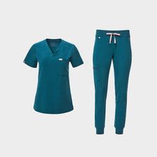 Womens Caribbean Blue Scrubs · Figs