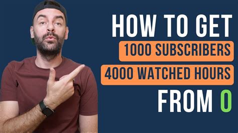How To Get 1000 Subscribers And 4000 Watched Hours Less Than 3 Months