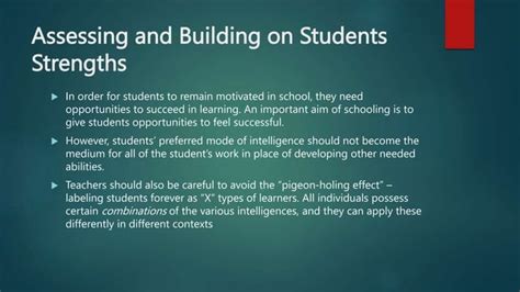 Learning Styles Assignment Pptx