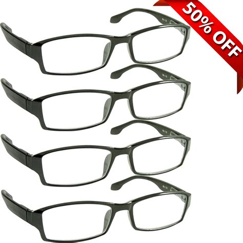 Reading Glasses 075 Best 4 Pack Of Readers For Men And Women 180