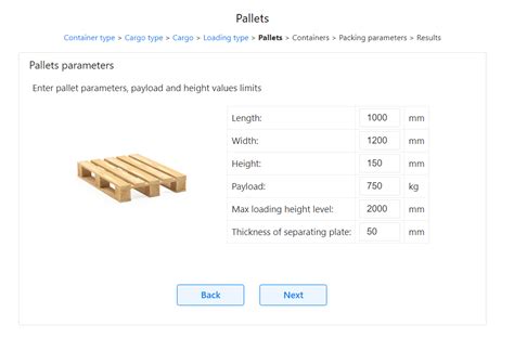 Container Calculator