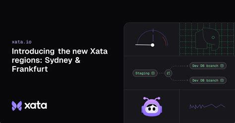 introducing the new xata regions sydney and frankfurt