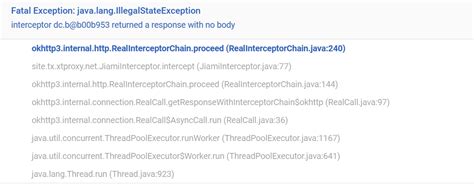 记Okhttp的拦截器导致app崩溃问题 Stars one 博客园