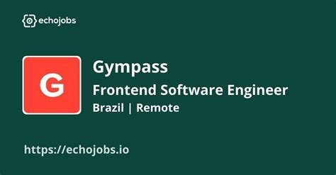 Gympass Is Hiring Frontend Software Engineer Gps Brazil Remote Typescript Aws Api React