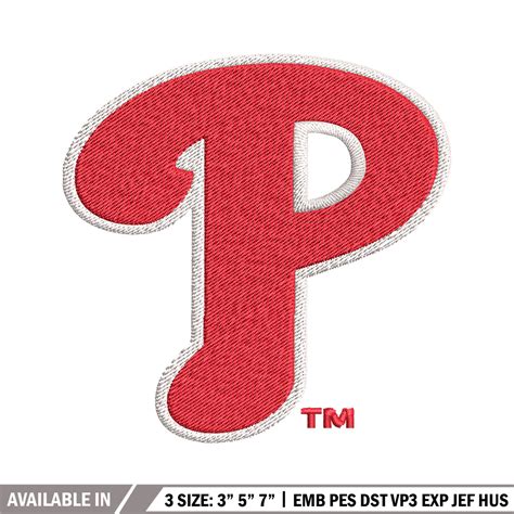 Philadelphia Philli Logo Embroidery Mbl Embroidery Sport E Inspire Uplift