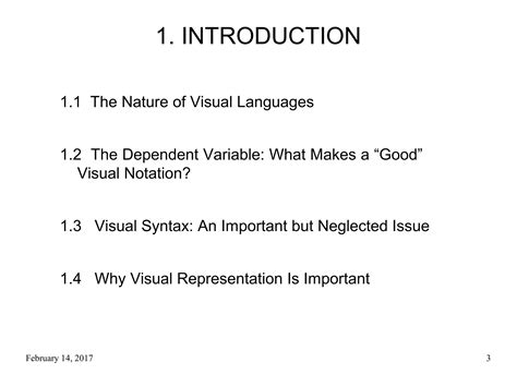 Visual Notation Ppt
