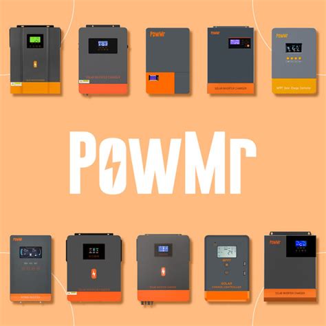 PowMr KW Hybrid Inverter VDC MAX Charging Current A MPPT Solar Charger Controller With