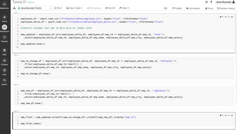 03 databricks spark scd type 1 java