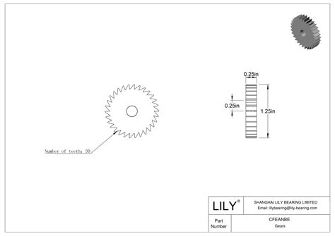 2540n14 Plastic Ratcheting Gears Lily Bearing