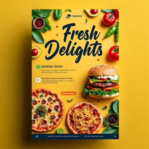 A Cookbook That Says Fresh Food On It Premium Ai Generated Image