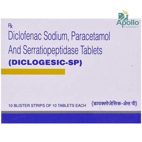 Diclogesic Sp Tablet Uses Side Effects Price Apollo Pharmacy