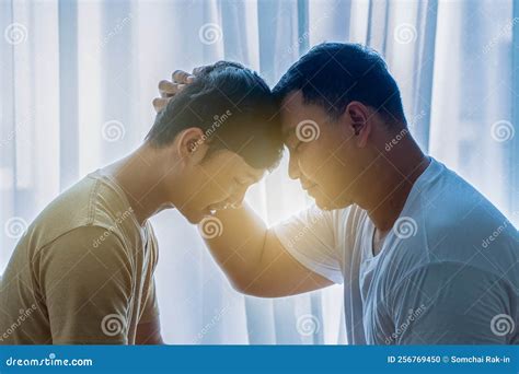 Two Men Kissing Silhouette