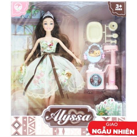 Alyssa Doll With Long Silky Hair And Accessories Toy Set For Girls