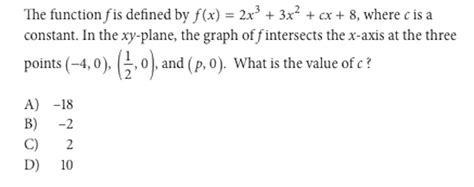 Sat Math Questions With Answers