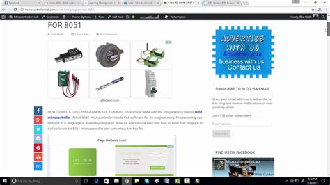 How To Use Keil Uvision For 8051 Microcontroller Programming Youtube