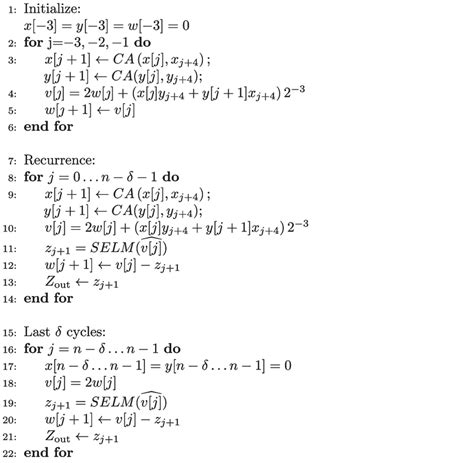 Algorithm 3 Proposed Online Multiplication Download Scientific Diagram