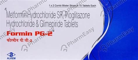 Formin Pg 2mg Strip Of 15 Tablets Uses Side Effects Price And Dosage