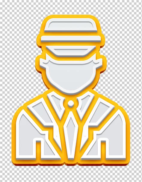 운전사 아이콘 작업 및 직업 아이콘 노란색 로고 스티커 Png Klipartz