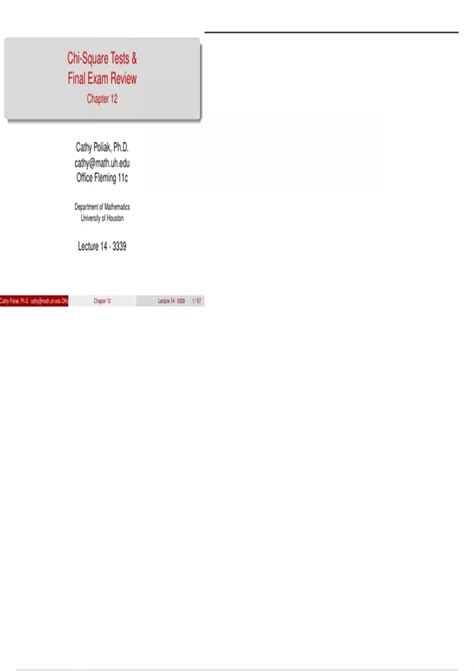 Summary Pdf Pdf Of Chi Square Distribution Derivation Of Pdf Of Chi