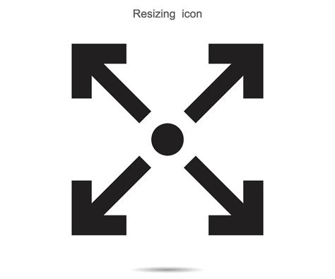 Resizing Icon Vector Illustration 26287955 Vector Art At Vecteezy