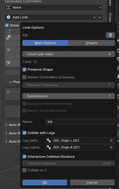 Make Skirt Rig React To Leg Movement Animation And Rigging Blender Artists Community
