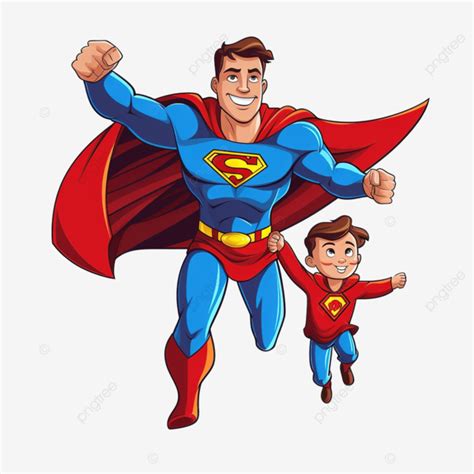 Mi Padre Es Mi Super Heroe Png Dibujos Padre Superhéroe Dia Del