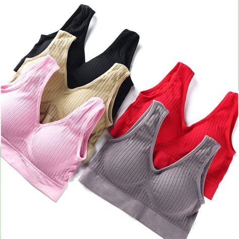 여성을 위한 섹시한 원활한 브래지어 탑 푸시 업 브래지어 스포츠 Bh 여성 Bralette 여성 속옷 등이없는 대형 무선