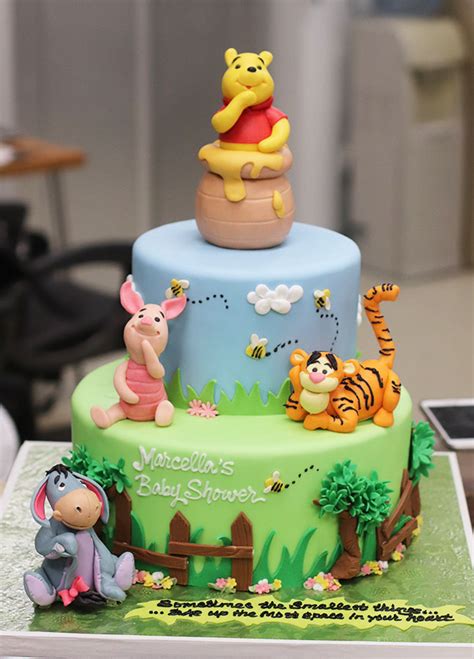 Winnie The Pooh First Themed Birthday Cake Fondant