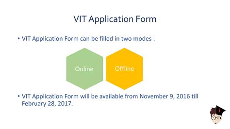 Vit Application Form Pptx