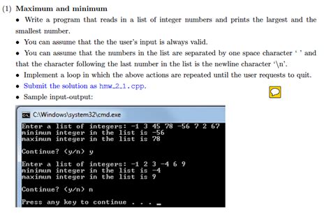 Solved Maximum And Minimum Write A Program That Reads Chegg