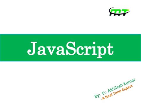 Getting Started With Java Scripttecppt