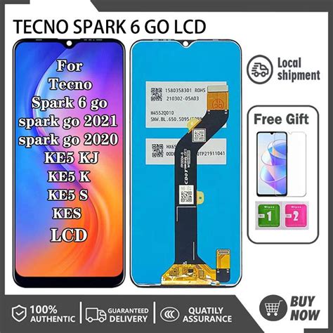 For Suitable For Tecno Tranny Ke5 Ke5kj Ke5k Spark Go2021 Spark6 Go